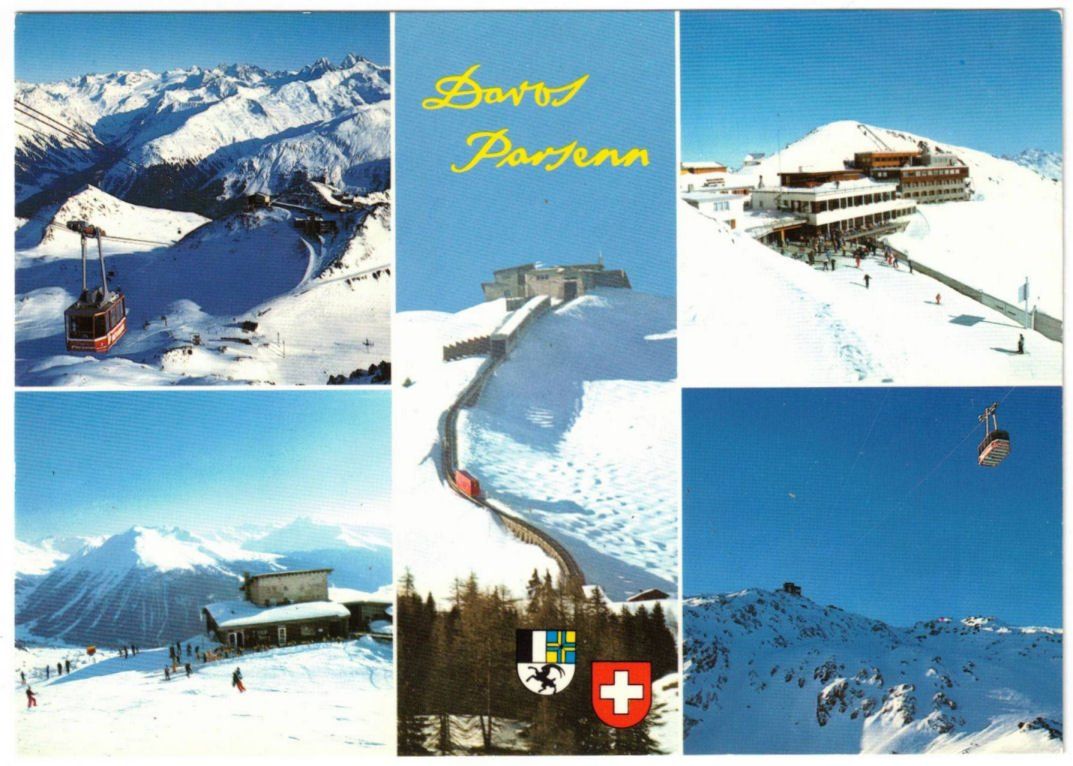 Davos - 5 Bild AK Parsenn (Gebraucht) in Binningen für CHF 1.5 – mit ...