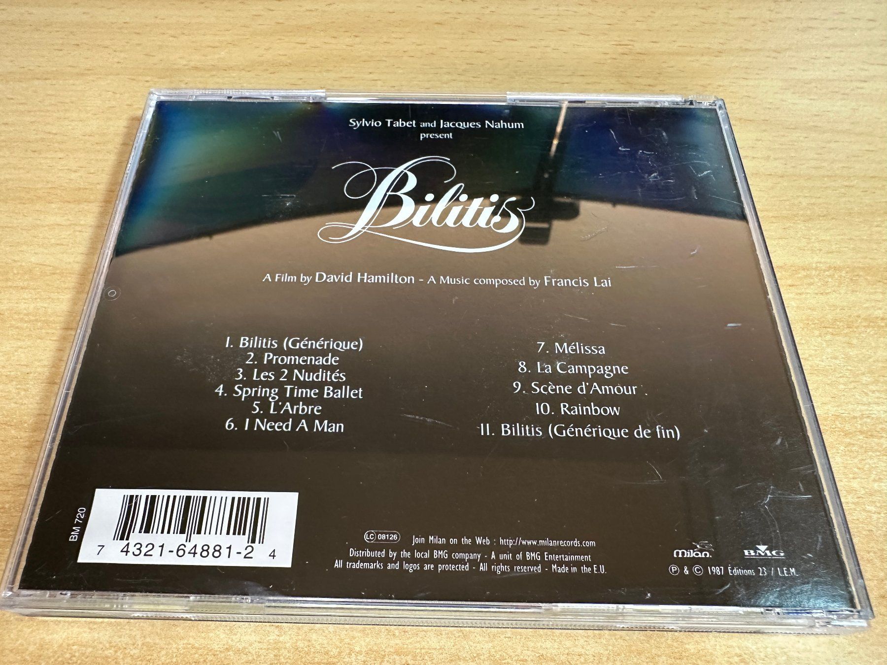 K1 Francis Lai – Bilitis (Original Motion Picture Soundtrack (Gebraucht ...