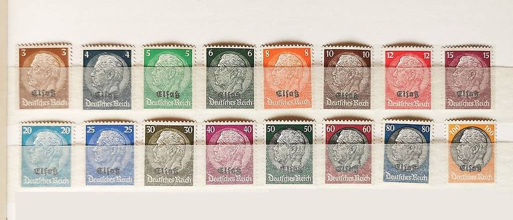 Briefmarken Deutsche Besetzung Elsass aus 1940 | Kaufen auf Ricardo