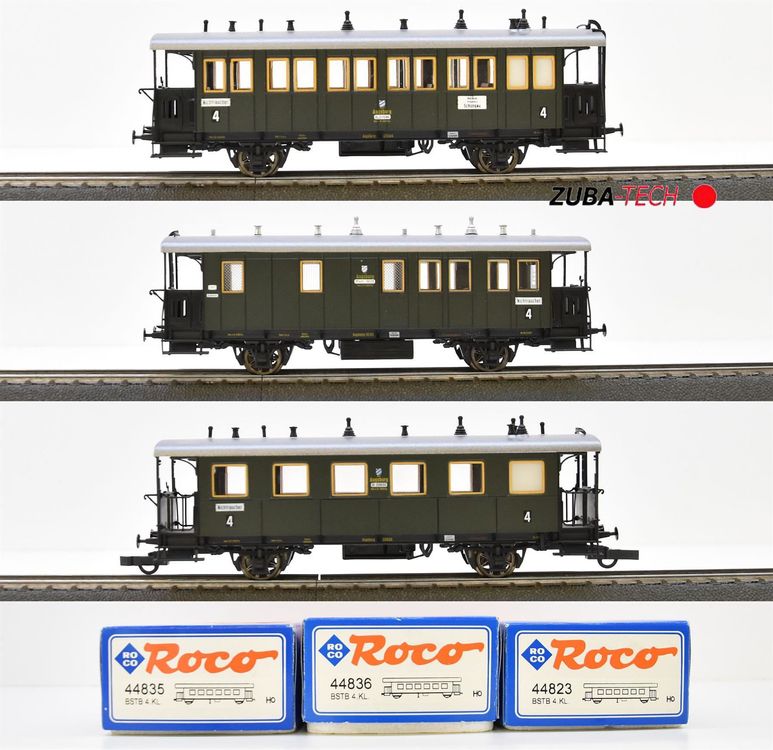 Roco 3x Plattformwagen BSTB H0 GS mit OV | Kaufen auf Ricardo