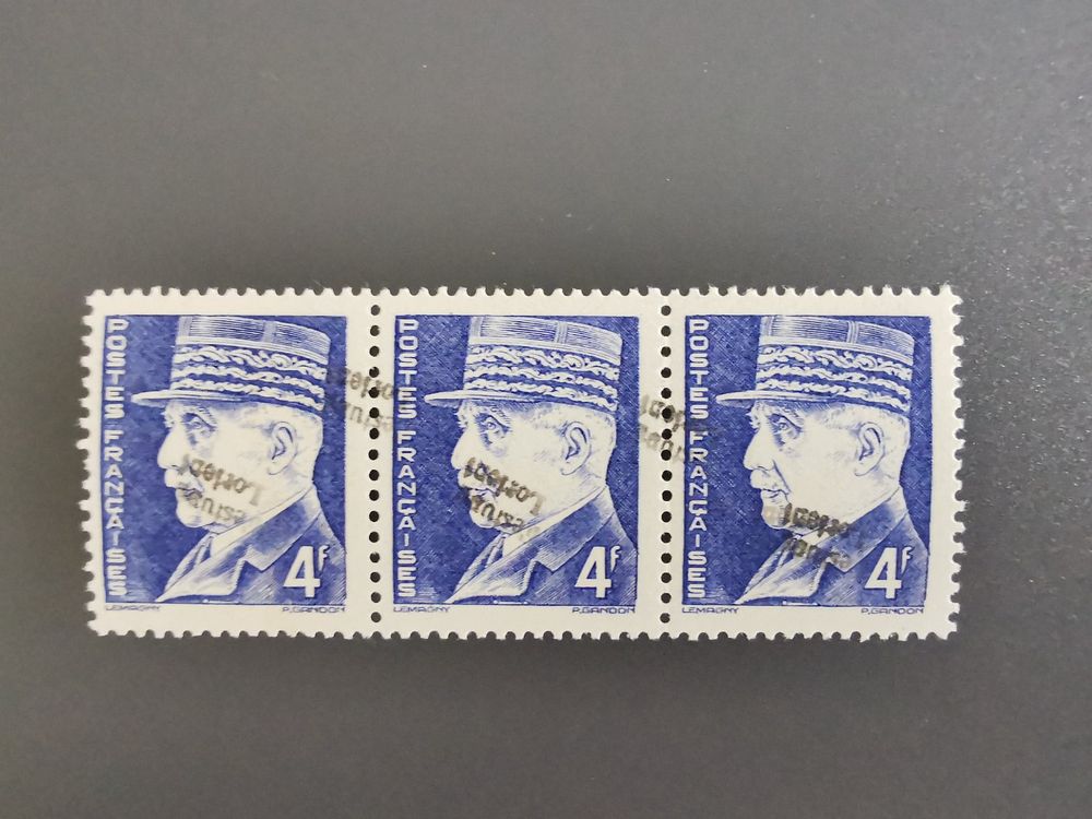 FESTUNG LORIENT 1945 3ER STREIFEN!! - "GEPRÜFT" - WERT +++++ | Kaufen ...