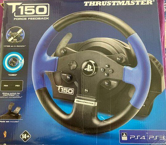 PS4 Thrustmaster Lenkrad T150 Force Feedback - NEU (Neu und ...