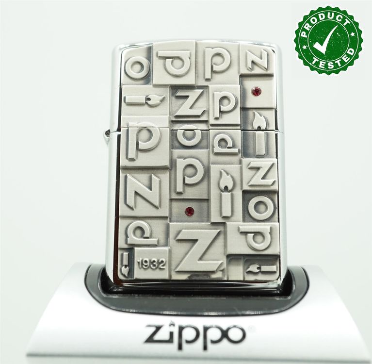 ZIPPO® LETTERS-3D-Swarovski-2010-GEZÜNDET | Kaufen auf Ricardo