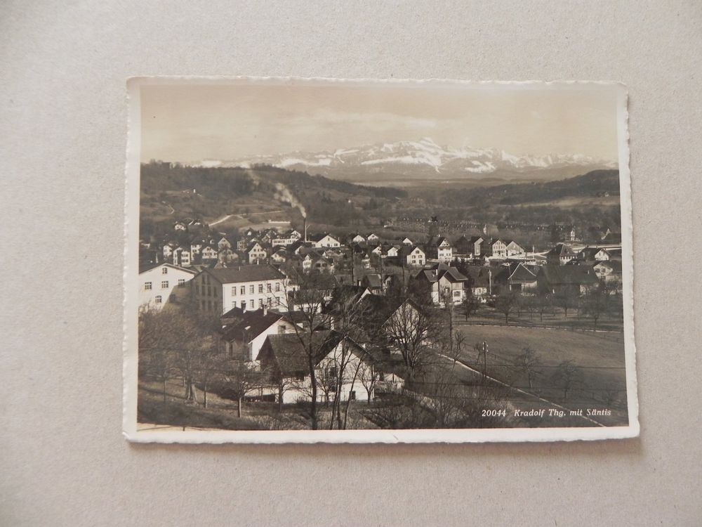 Ansichtskarte Karte Kradolf TG Thurgau 1939 (Gebraucht) in Siebnen für ...