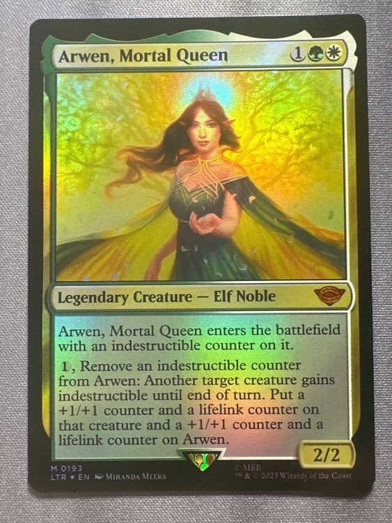 Arwen, Mortal Queen FOIL 0193 Lord of the Rings (Neu (gemäss Beschreibung)) in Windlach für CHF ...