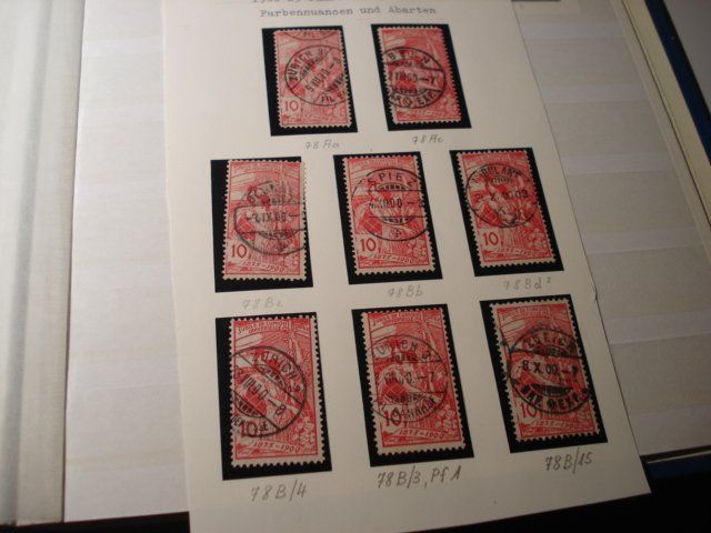 Set UPU 10 Rp Marke 1900, Farbnuancen/Abarten, tolle Stempel | Kaufen auf Ricardo