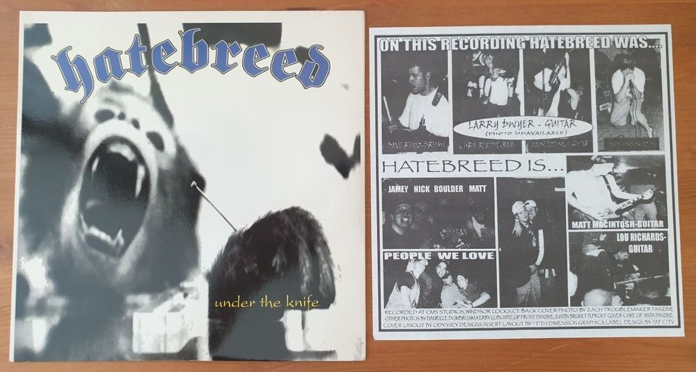 Hatebreed - Under The Knife / 7" Black Vinyl / First Press | Kaufen auf ...