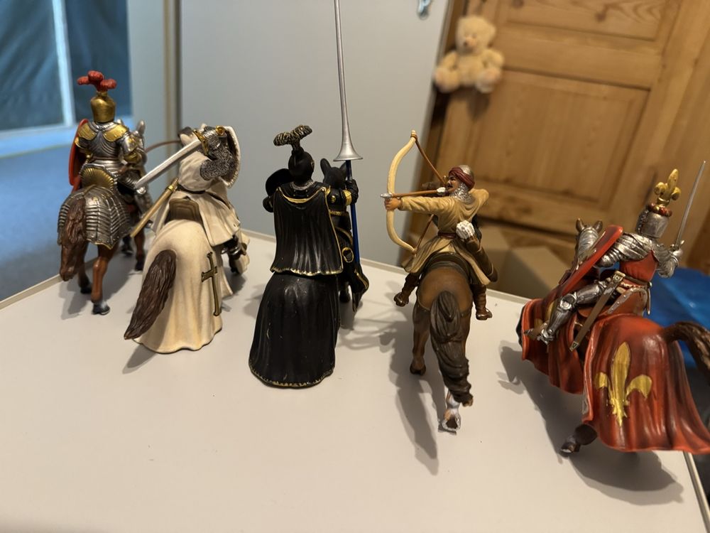 Schleich Ritter Set 2003 – Handbemalt – Seltene Templer (Gebraucht) in ...