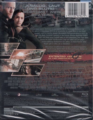 Death Race (Extended Version Steelbook) Blu-ray (Neu (gemäss ...