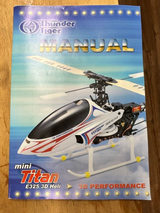 Thunder Tiger mini Titan E325 3D Heli (Defekt) in Muntelier für CHF 30 ...
