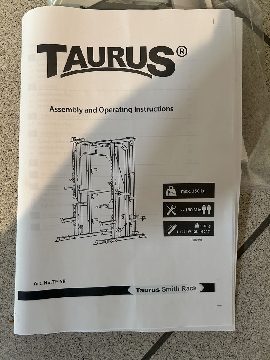 Taurus Smith Rack inkl. Latzugstation und Zubehör (Neu (gemäss Beschreibung)) in Kaisten für CHF ...