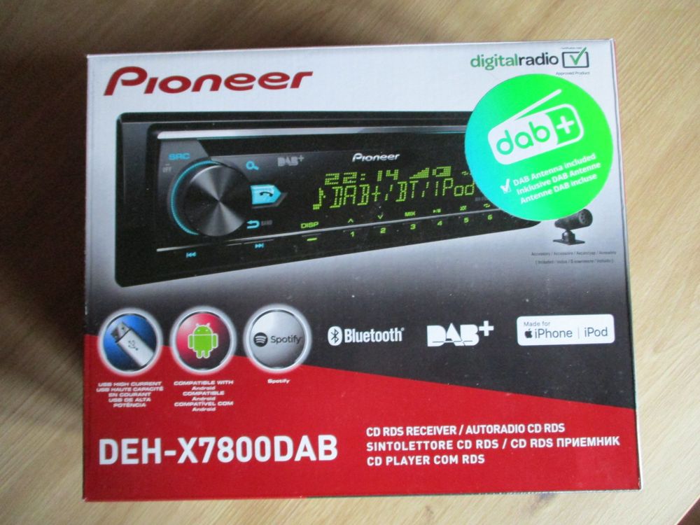 Autoradio Pioneer DEH - X7800 DAB mit CD / USB Bluetooth | Kaufen auf Ricardo