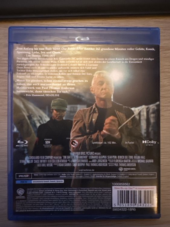 Blu-ray One Battle After Another mit DiCaprio, neuwertig (Gebraucht) in ...