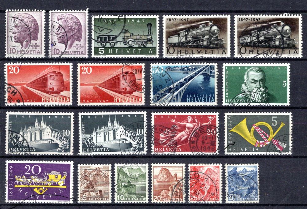 CH Werbe- und Freimarken Lot 76 (Gebraucht) in Grellingen für CHF 0.4 – mit Lieferung auf ...