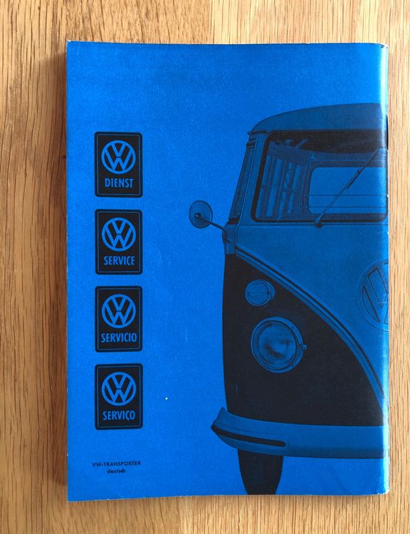 VW TRANSPORTER T1 Bulli Betriebsanleitung 1964 Handbuch (Gebraucht) in ...