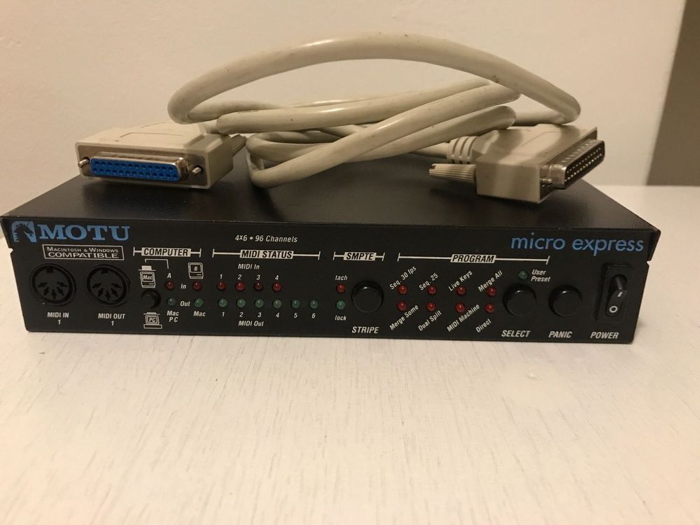 MOTU micro Express MIDI Interface SMPTE (Gebraucht) in Zürich für CHF ...