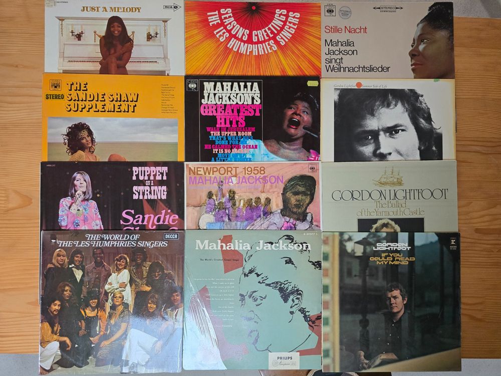 LP Vinyl Sandy Shaw Humphries Young-Holt G Lightfoot Mahalia (Gebraucht ...