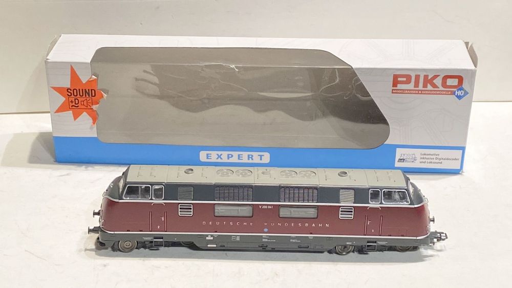 Piko 59708-02 DB Diesel-Lok V 200 041 digital/Loksound OVP (Gebraucht) in Sonceboz-Sombeval für ...