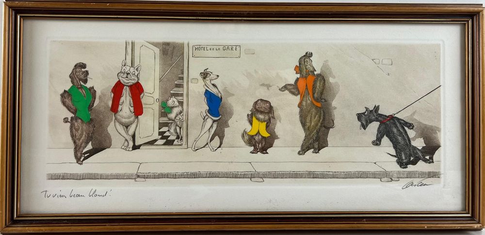 Arthur Boris Klein (1893-1985) Org HK Radierung Handsigniert (Gebraucht ...