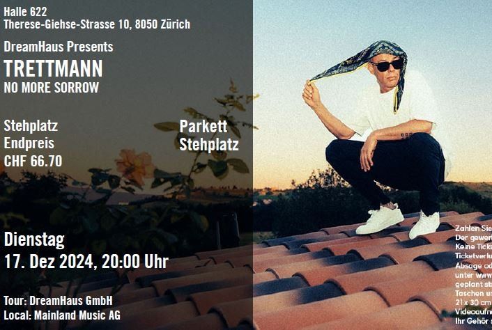 Tickets Trettmann Konzert ZH (Neu (gemäss Beschreibung)) in Altendorf ...