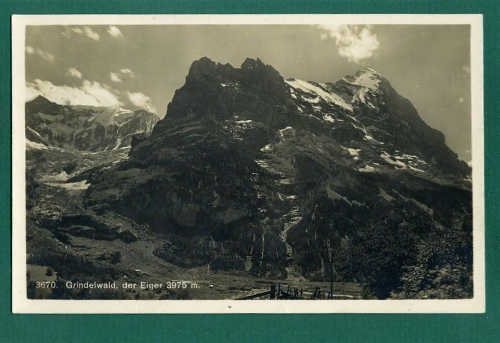 Grindelwald, der Eiger, 1927 (Gebraucht) in Sargans für CHF 1 – mit Lieferung auf Ricardo kaufen