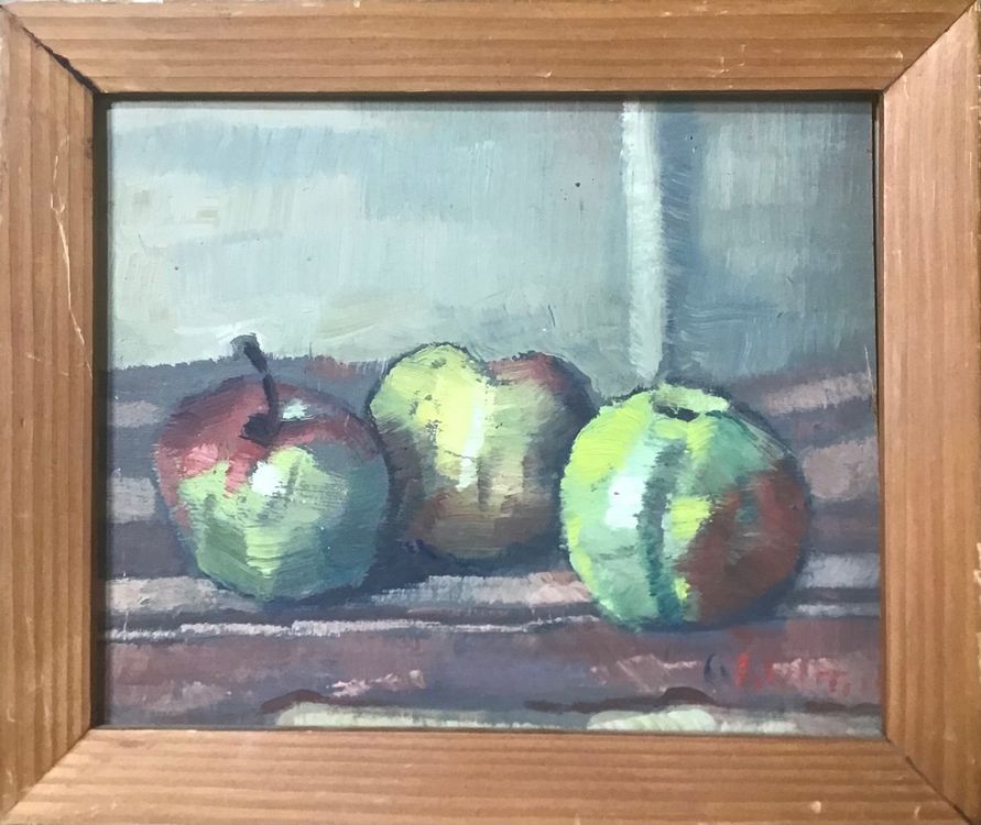 Stilleben Gemälde Unleserlich Signiert | Kaufen auf Ricardo