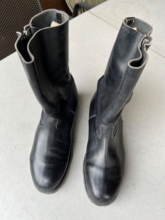 Schweizer Offizier Stiefel aus Leder (Gebraucht) in Schönried für CHF ...
