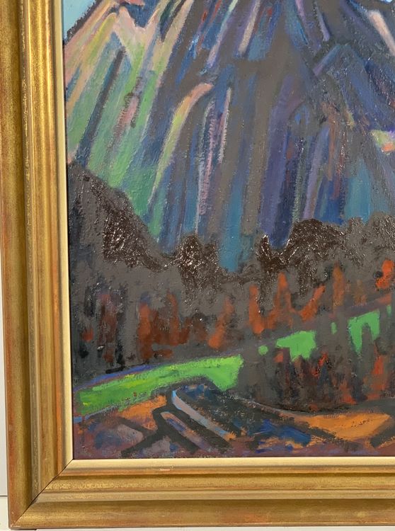 Adolf Mathys (1889-1993) grosses Berglandschaft Gemälde (Gebraucht) in Root für CHF 110 – mit ...