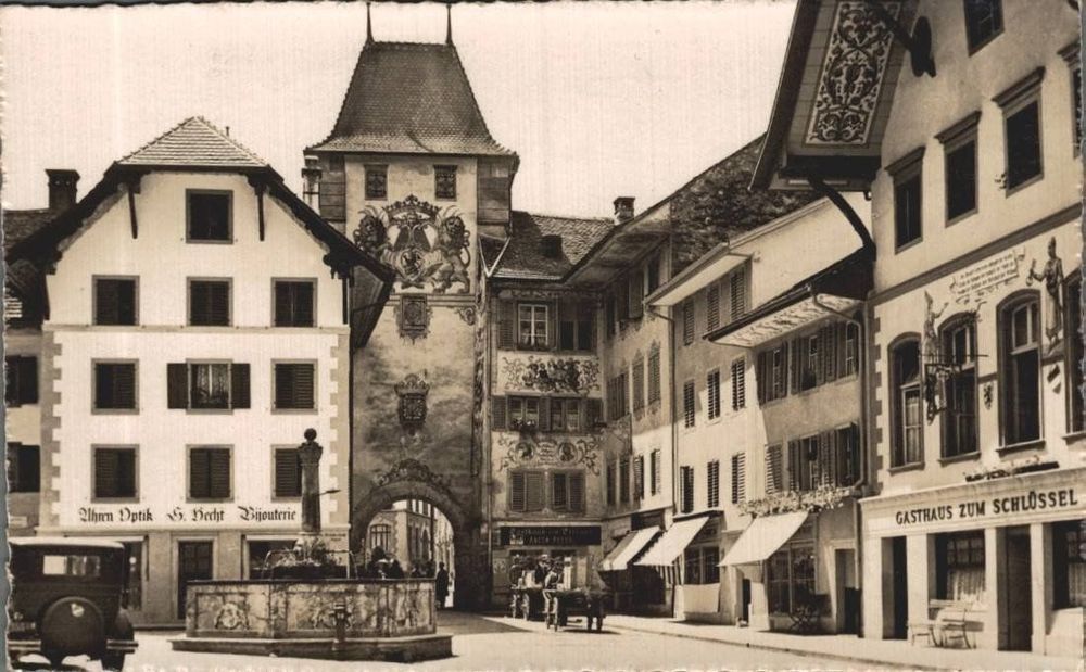 Willisau, Photoglob Wehrli, Optik Hecht, Gasthaus Schlüssel (Gebraucht ...