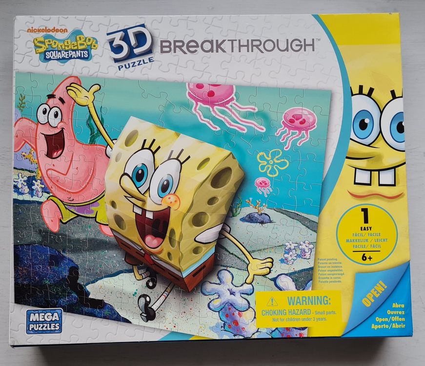 SPONGEBOB 3D Breakthrough Puzzle | Kaufen auf Ricardo