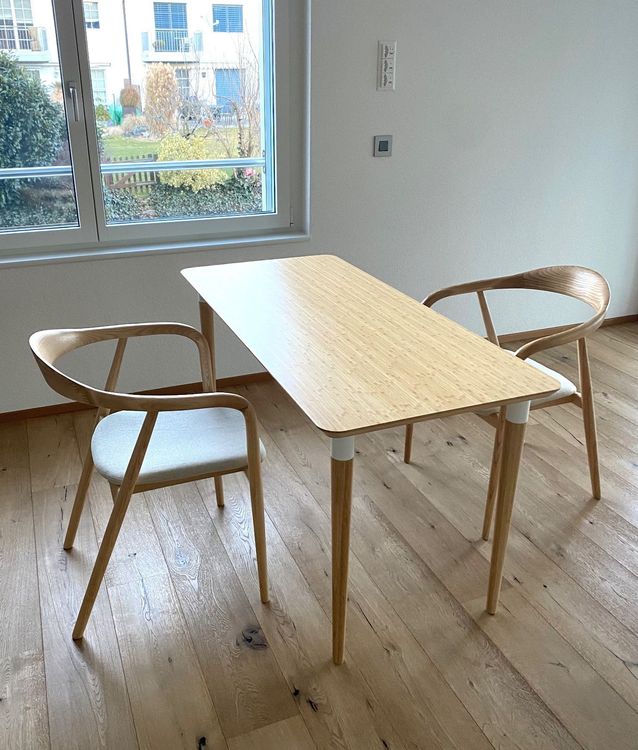 IKEA HILVER Schreibtisch Bambus 140x65cm (Gebraucht) in Uster für CHF ...