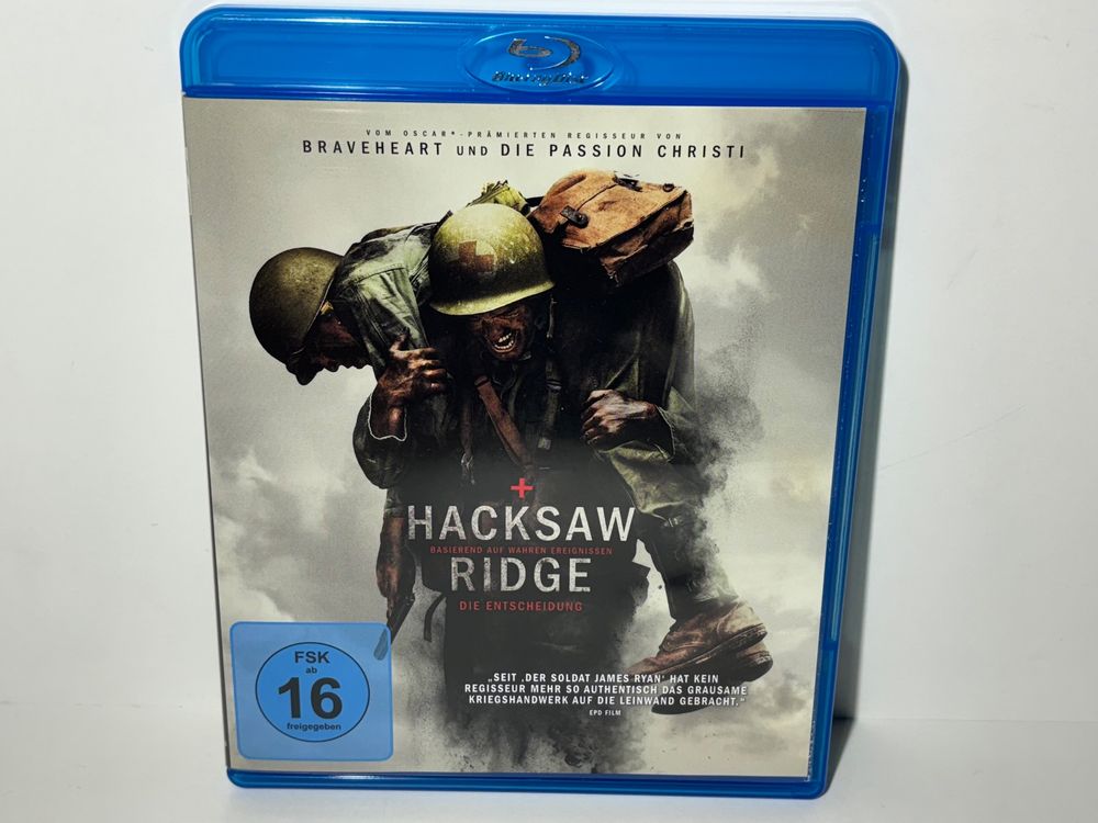 Hacksaw Ridge Blu Ray (Gebraucht) in Wilderswil für CHF 5.9 – mit Lieferung auf Ricardo kaufen