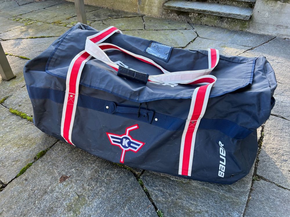 Original Eishockey Tasche von Robin Leone - EHC Kloten | Kaufen auf Ricardo