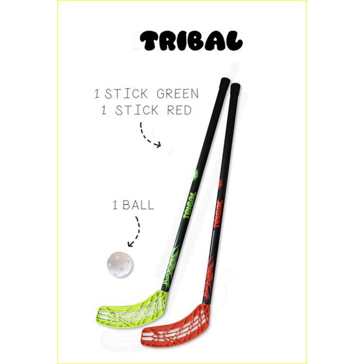 Unihockey Eurostick Tribal junior set 70/84cm - 2 Stöcke + 1 (Neu und ...