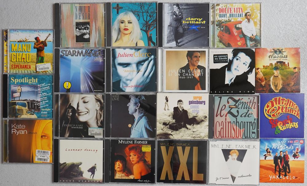 CD Paket Rock-Pop francais, chansons francaises (Gebraucht) in Würenlos ...
