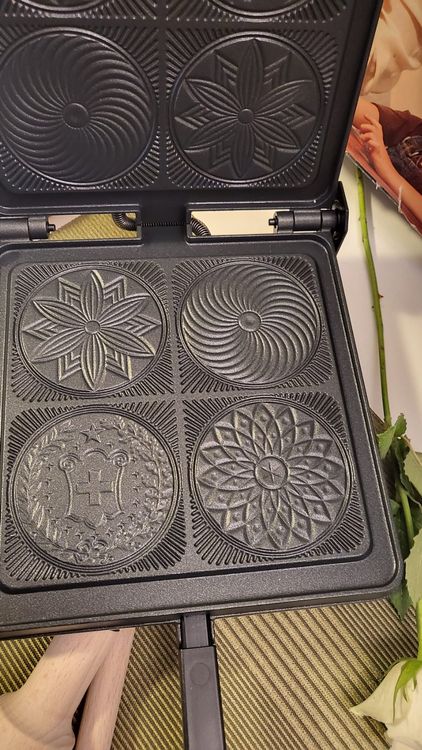 Bräzeleisen,fer à bricelet,Bretzeleisen,Brezeleisen,gaufrier (Gebraucht ...