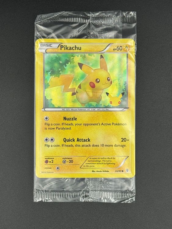 Pikachu Holo 26/83 Generations Promo sealed EN ab 1.- #2 (Neu und ...
