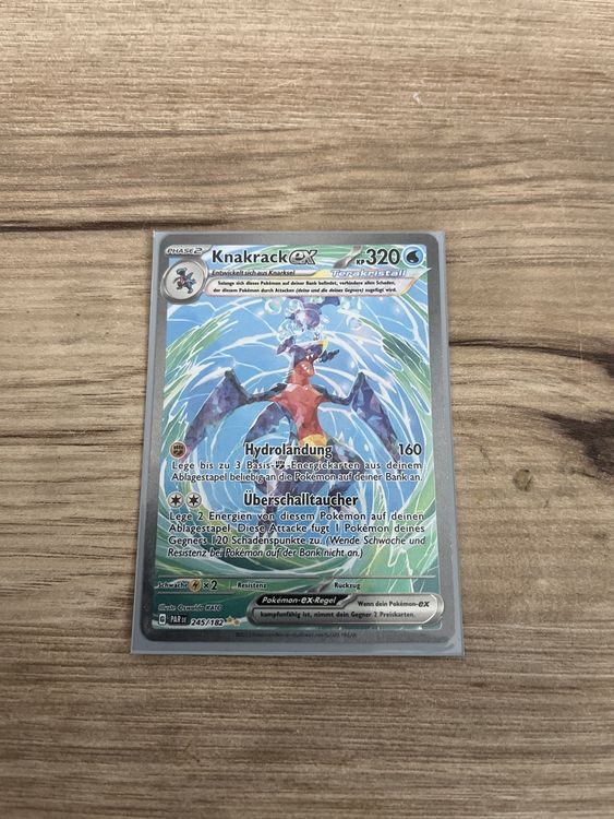 Pokémon Karte Knakrack EX 320/340 Full Art Shiny (Neu (gemäss ...
