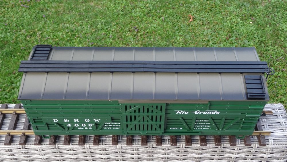LGB 4068, USA, Güterwagen grün, Rio Grande, D & RGW, (Neu (gemäss ...