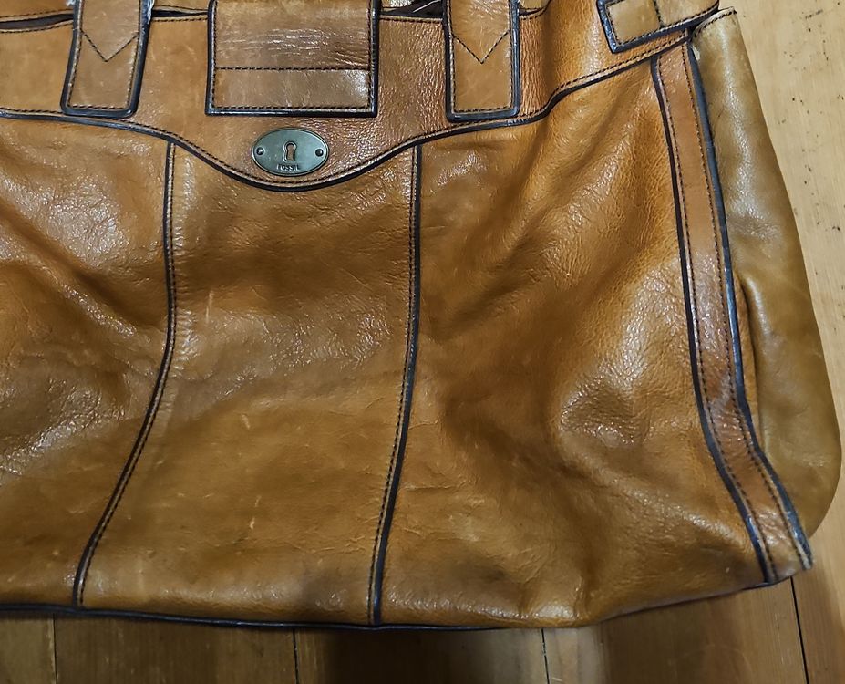 Edle Fossil Ledertasche Vintage Stil, Braun (Gebraucht) in Luzern für ...