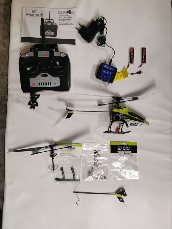 Blade 120 SR mit Sender und Akkus, wenig geflogen (Gebraucht) in Matten ...