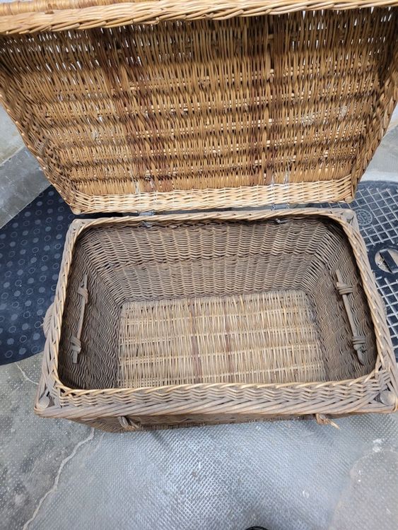 Weidenkorb mit Deckel | Kaufen auf Ricardo