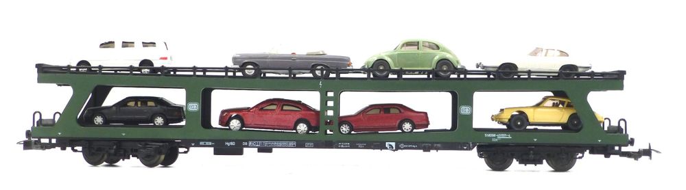 Reisezug-Autotransportwagen der DB H0 AC Märklin 4074 (4) (Gebraucht ...