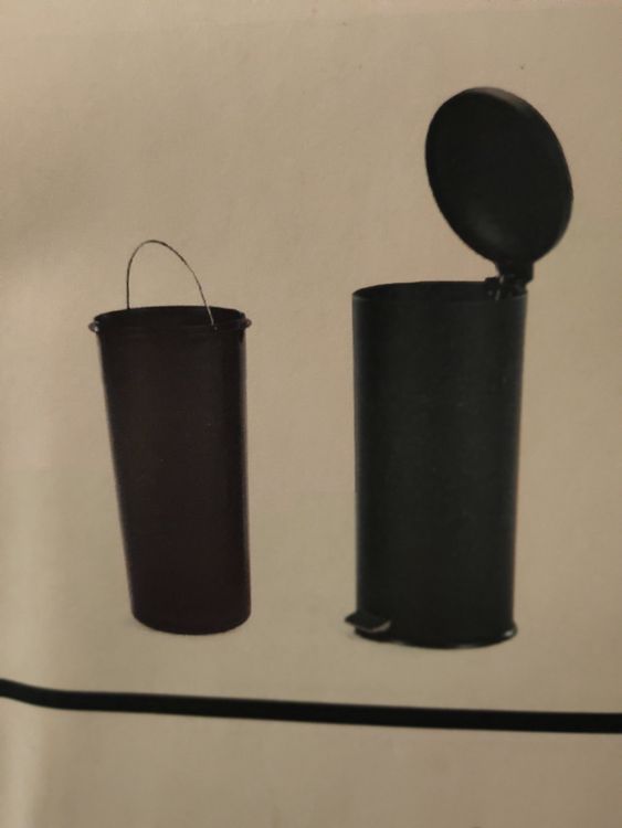 Neuer Schicker Treteimer, Abfalleimer schwarz,30 L Höhe 76cm (Neu und originalverpackt) in ...