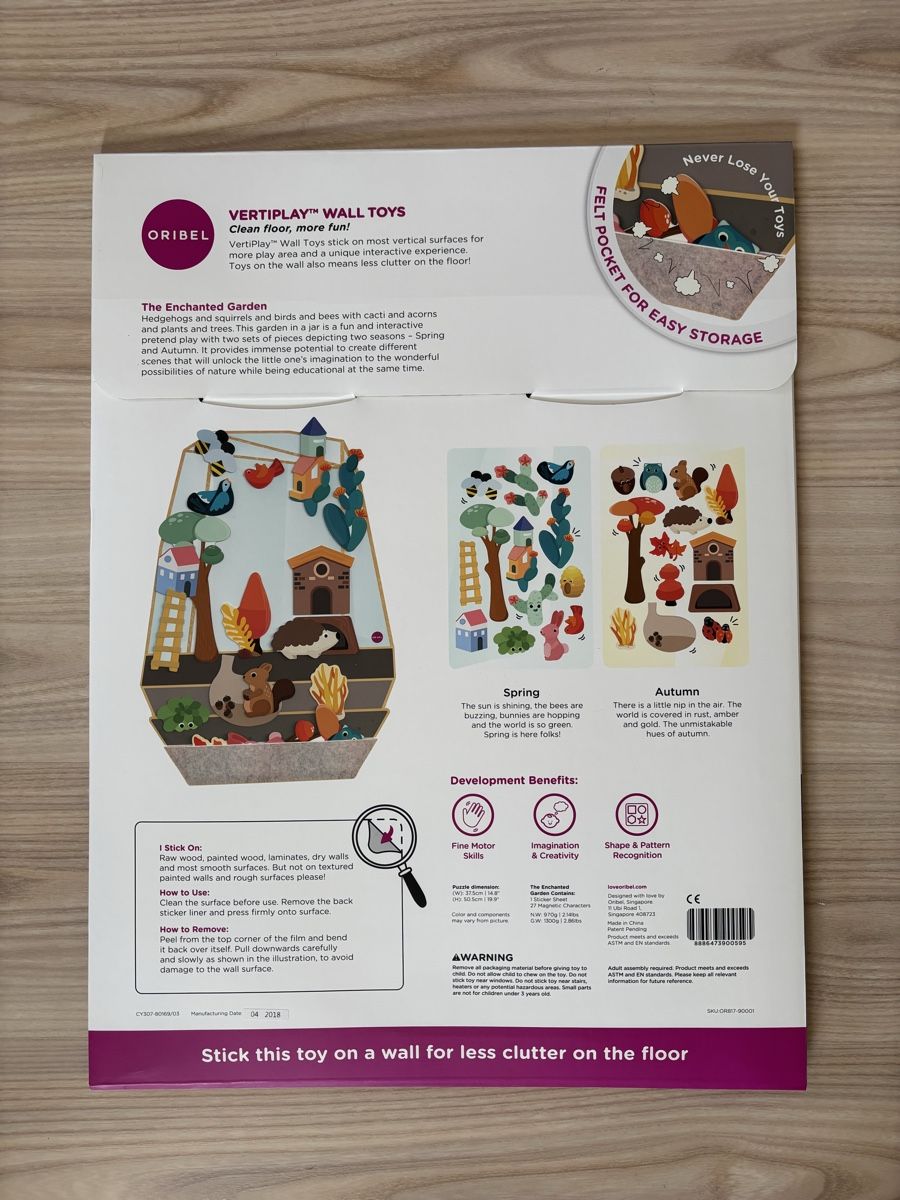 ORIBEL Jeu vertical Vertiplay, Modèle: Enchanted Garden NEU (Neu und ...