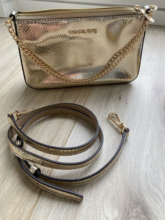 Michael Kors Ste Tasche und Cardholder gold neu (Neu und ...