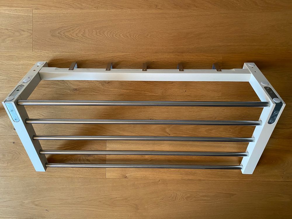 IKEA Garderobe TJUSIG weiss (Gebraucht) in Steffisburg für CHF 20 – nur Abholung auf Ricardo kaufen
