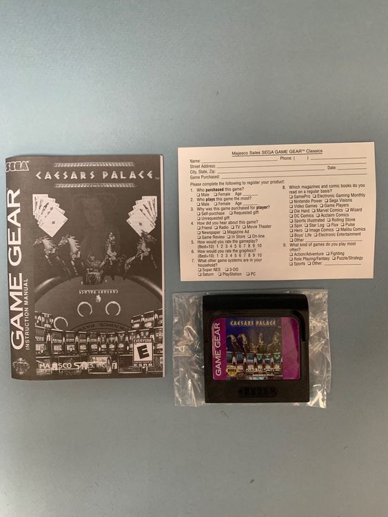 Game Gear / Caesars Palace / US Version | Kaufen auf Ricardo