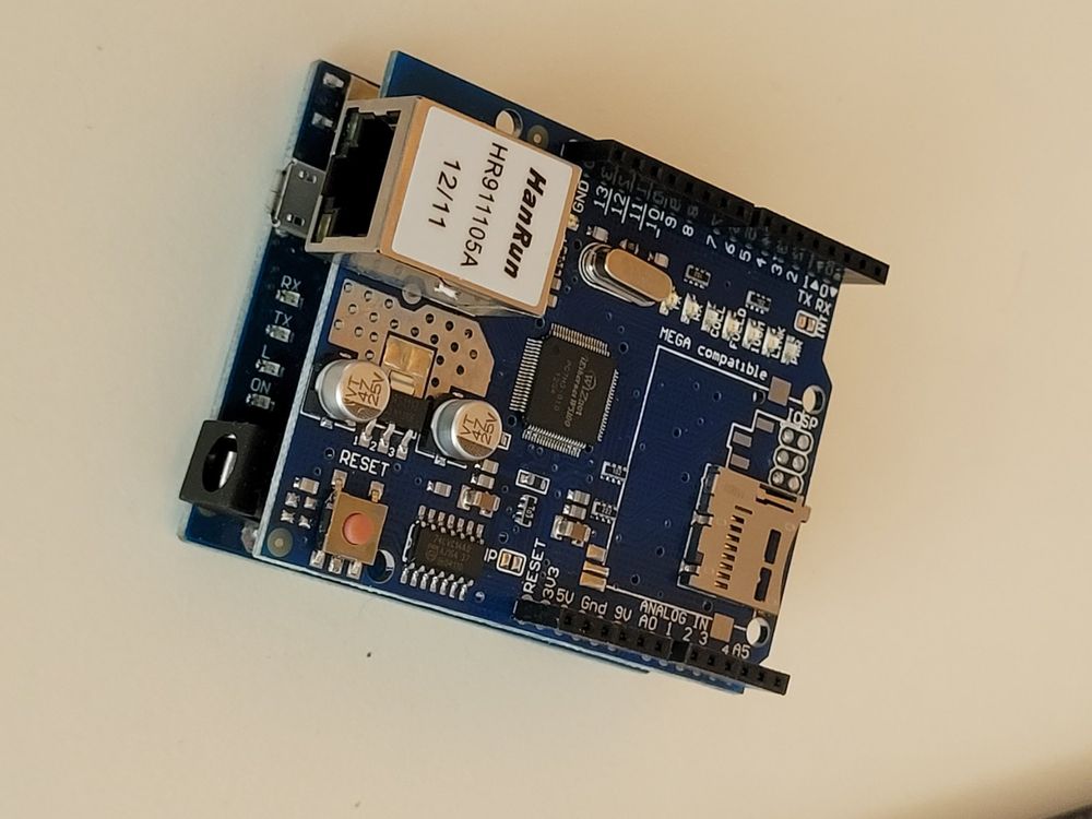 HanRun Ethernetkarte HR911105a mit Arduino Leonardo R3 | Kaufen auf Ricardo
