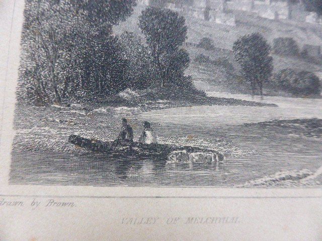 Melchtal,OW,Brown,Harling,Dorf,Leute,Stahlstich,1838 (Gebraucht) in ...